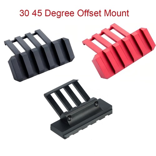 Low Profile Tactical 30 45 Degree Offset Angle Mount fit 20 mm ...