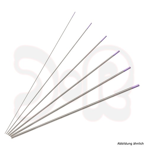 Binzel Électrodes de Tungstène E3 Violet, Ø 1,0 - 4,0 MM, Wig Crochets ...
