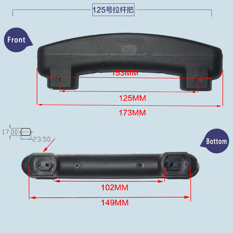 Luggage Pull Handle Parts