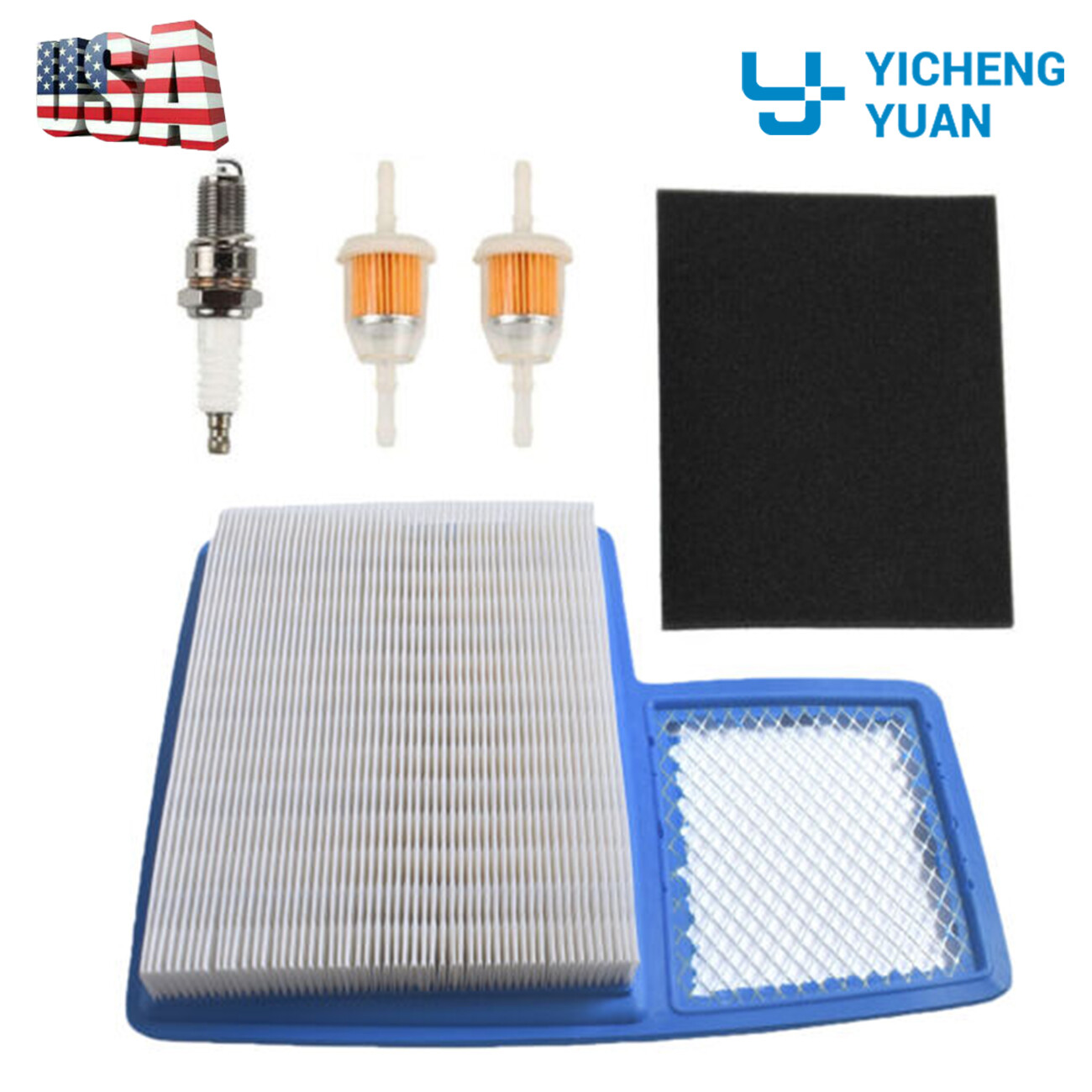 Air Fuel Filter Kit for Yamaha G16 G20 G21 G22 G29 Golf Cart JN6-E4450 ...