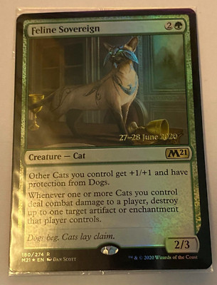 Feline Sovereign - Prerelease Cards (PRE) MTG FOIL 180 SEALED | eBay