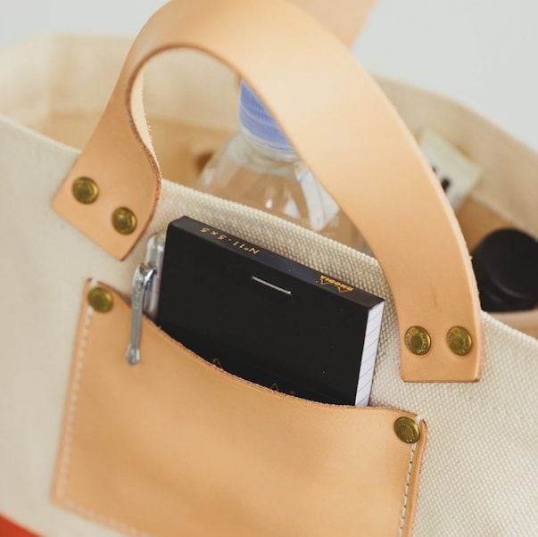 The Superior Labor Engineer Bag Petite painted strip Light Brown (10) w ...