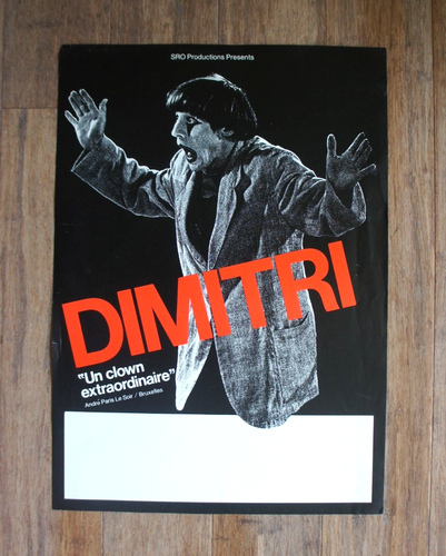 Vintage DIMITRI Un Clown Extraordinaire Andre Paris Le Soir/Bruxelles ...