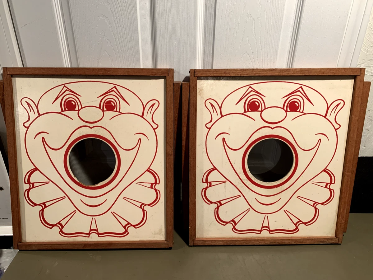 Bean Bag Toss Carnival Sign