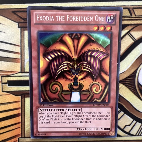 Exodia The Forbidden One LCYW 1st Ed w DB1 Pieces | eBay