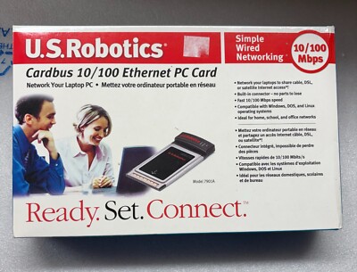 U.S. Robotics Cardbus 10/100 Mbps Ethernet PC Card | eBay