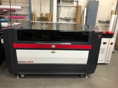 Boss HP3655 laser engraver cutter machine with Co2 metal cutting ...