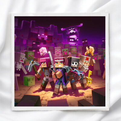 Minecraft Fabric Panel Quilt Block for quilting crafting sewing ...