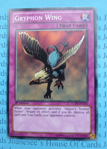 Gryphon Wing LCJW-EN110 Yu-Gi-Oh Card 1st Edition New | eBay