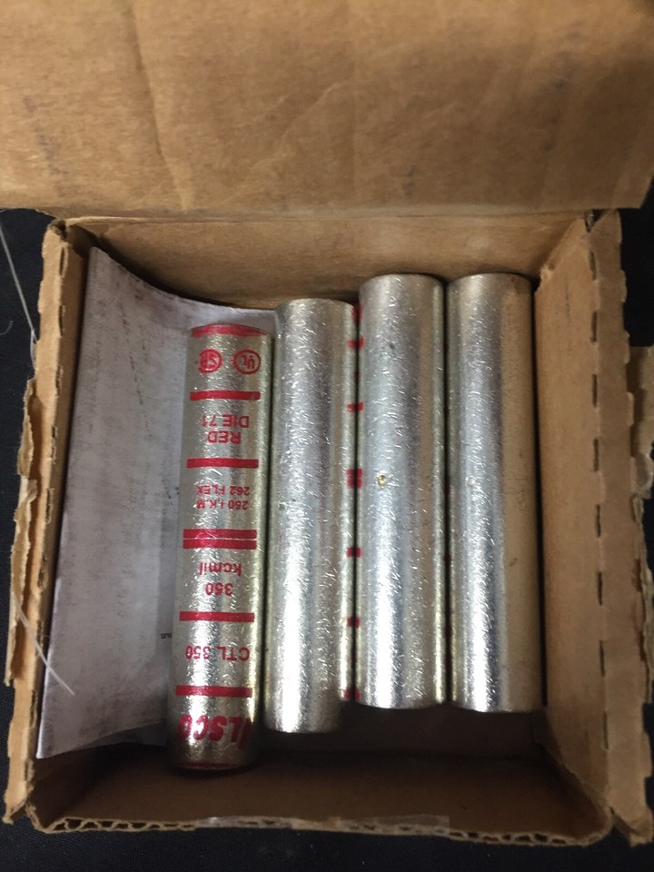 1 ILSCO CTL-350 350 Copper Compression Sleeve, Long Barrel | eBay