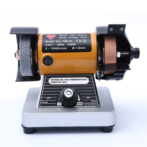Electric Table Mill Woodworking Chisel Carving Tool Grinding Polishing ...