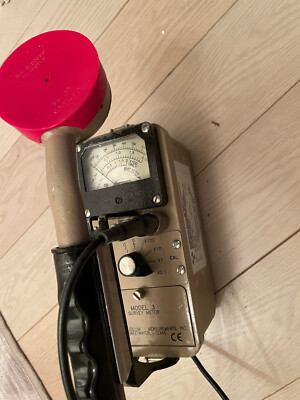 Ludlum 3 survey meter geiger counter radiometer 44-9 pancake probe ...
