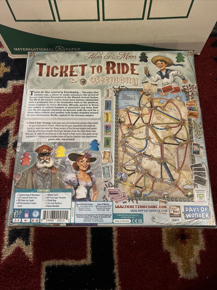 Ticket to Ride: Germany Family Board Game | eBay