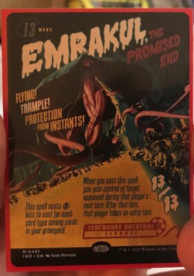 Emrakul the Promised End - Movie Poster - MtG Innistrad Remastered - NM ...