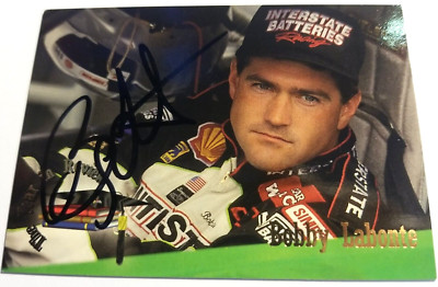 BOBBY LABONTE 1996 Maxx #18 Nascar Racing Autographed Card | eBay
