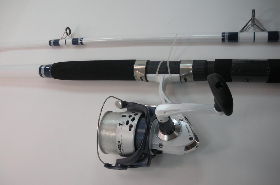 Okuma TU-1202-80 Tundra 1BB Spinning Combo with 12FT Medium-Heavy ...