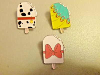 Disney Pins - 3 Pins - 3 Popsicle Pins - Marie, Tinkerbell, 101 ...