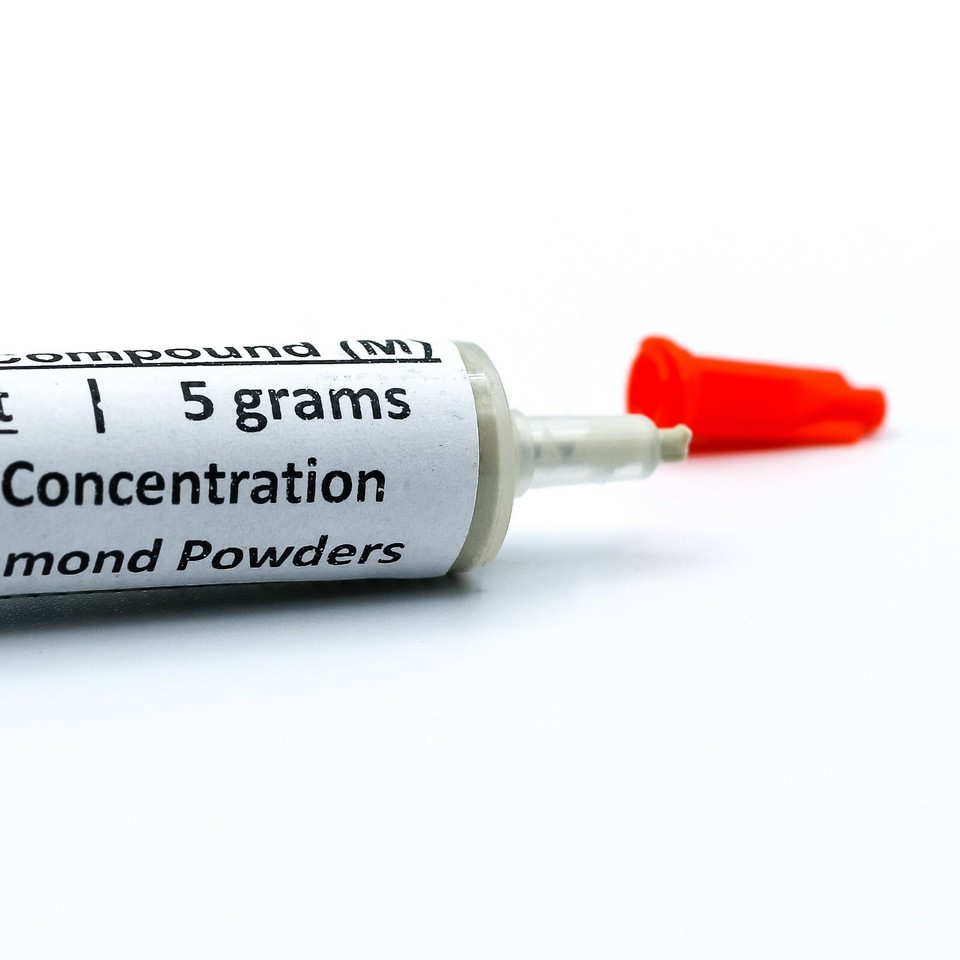 Diamond Paste Compound Polishing Lapidary 5 Gram 200.000 to 400 Grit (M ...