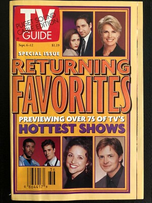 1997 Sept Original TV GUIDE Special Issue RETURNING FAVORITES Seattle ...