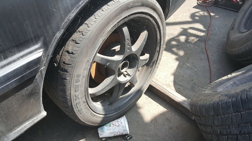 Motegi FF7 17 wheels set of 4 mounted on a RX7 4 lug FB Used | eBay