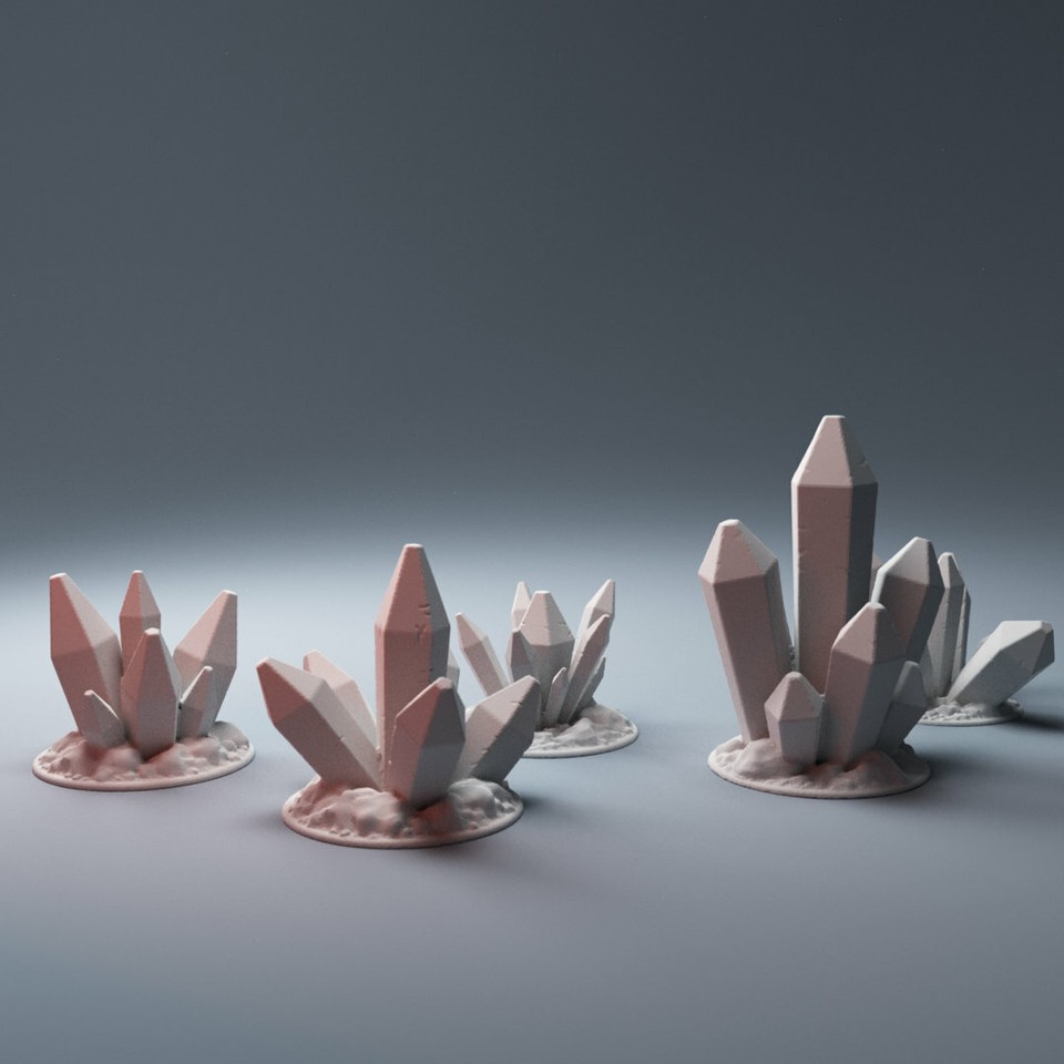 Crystal Formations | Caverns dressing - Ice crystals | D&D | Pathfinder ...