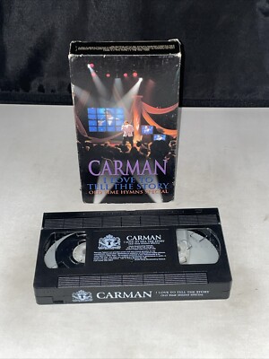 Carman I Love To Tell The Story Old Time Hymns Special Vintage VHS | eBay
