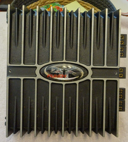 OLD SCHOOL ROCKFORD FOSGATE PUNCH 500X 500 WATT 4 CHANNEL AMP MADE IN ...