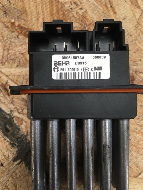 Heater Blower Resistor 05061587AA Behr D0915 010808 for sale online | eBay
