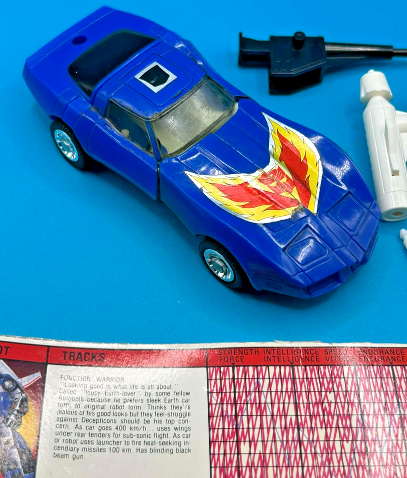 Tracks 100% Complete 1985 Vintage Hasbro G1 Transformers Action Figure ...