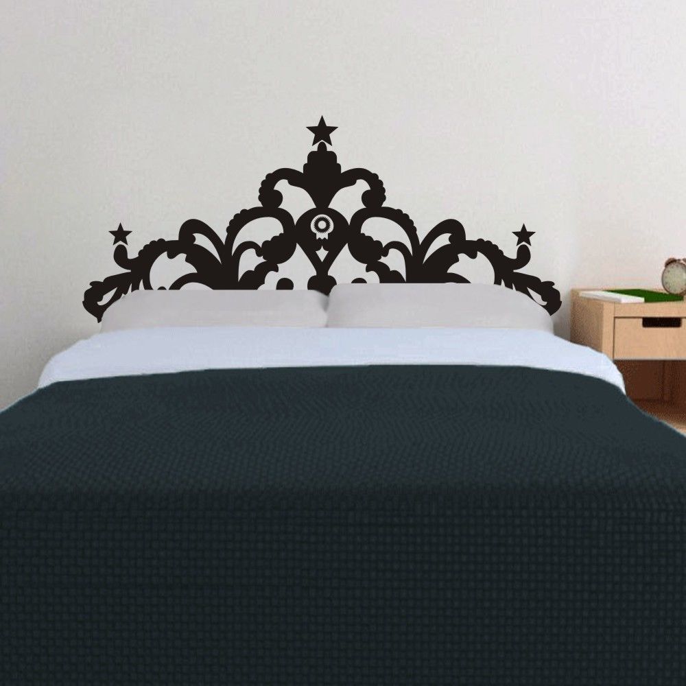Headboard Wall Decal King King Headboard Decal Etsy