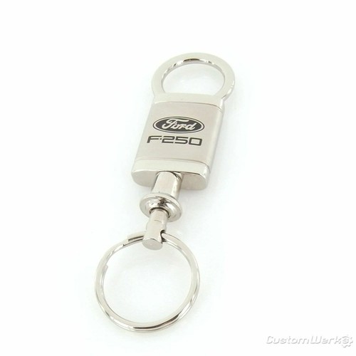 Ford F250 Satin Valet Keychain (Chrome) 718544190544 | eBay