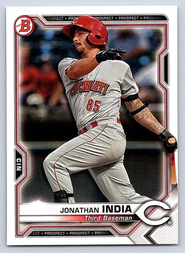 Jonathan India Cincinnati Reds 2021 Bowman #BP-46 | eBay