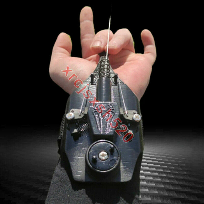 Black Upgraded Handmade Amazing 2 Spiderman Magnet Web Shooter Toy ...