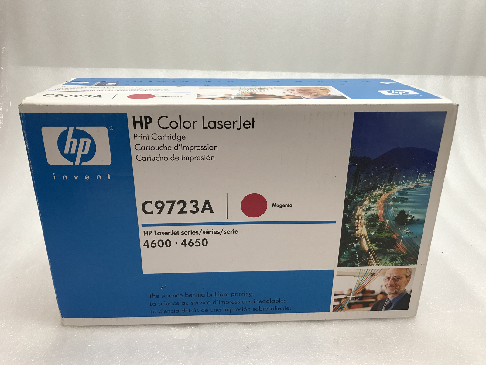 Genuine OEM Sealed HP 641A C9723A Magenta LaserJet Cartridge for HP ...