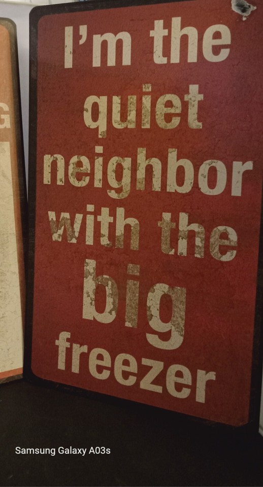 No Trespassing & Quiet Neighbor Humorous Duo Metal Signs 9.75x15.5" | eBay
