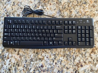 Logitech - K120 Full-size Wired Membrane Keyboard for PC | eBay