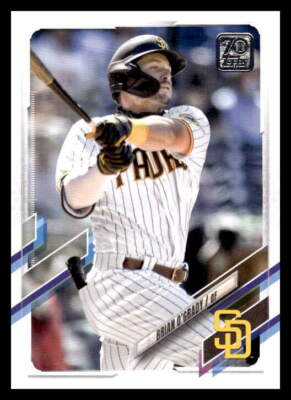 2021 Topps Update Brian O'Grady #US208 San Diego Padres Baseball Card ...