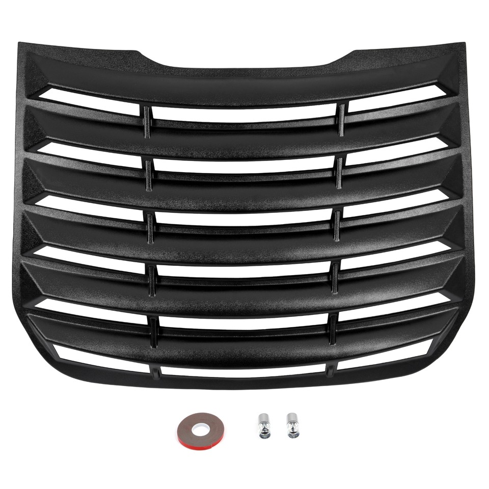 Matte Black Rear Window Louver Sun Shade Cover W/Tape For Ford Fusion ...