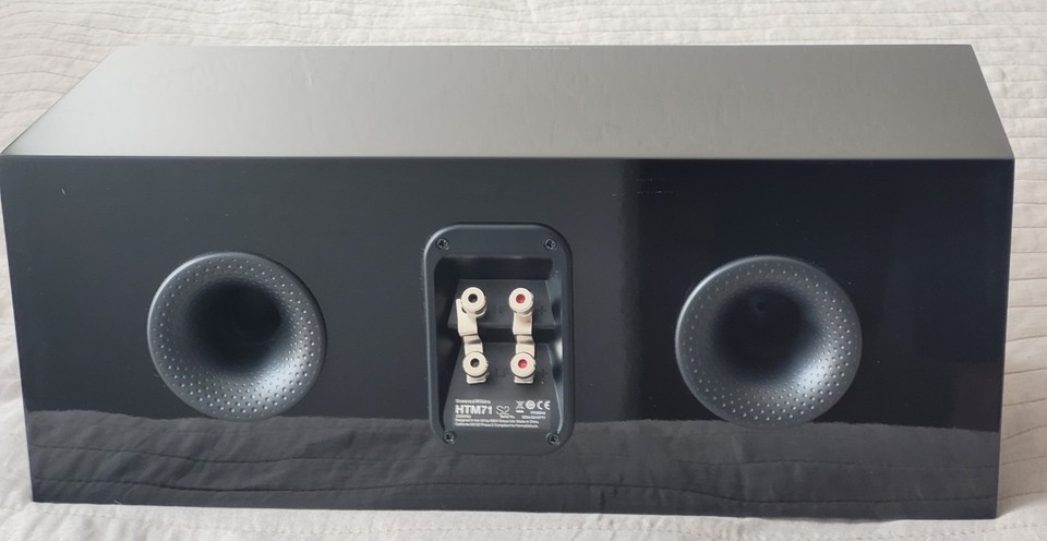 Bowers & Wilkins HTM71 S2 Center Speaker Gloss Black BEAUTIFUL + TESTED ...