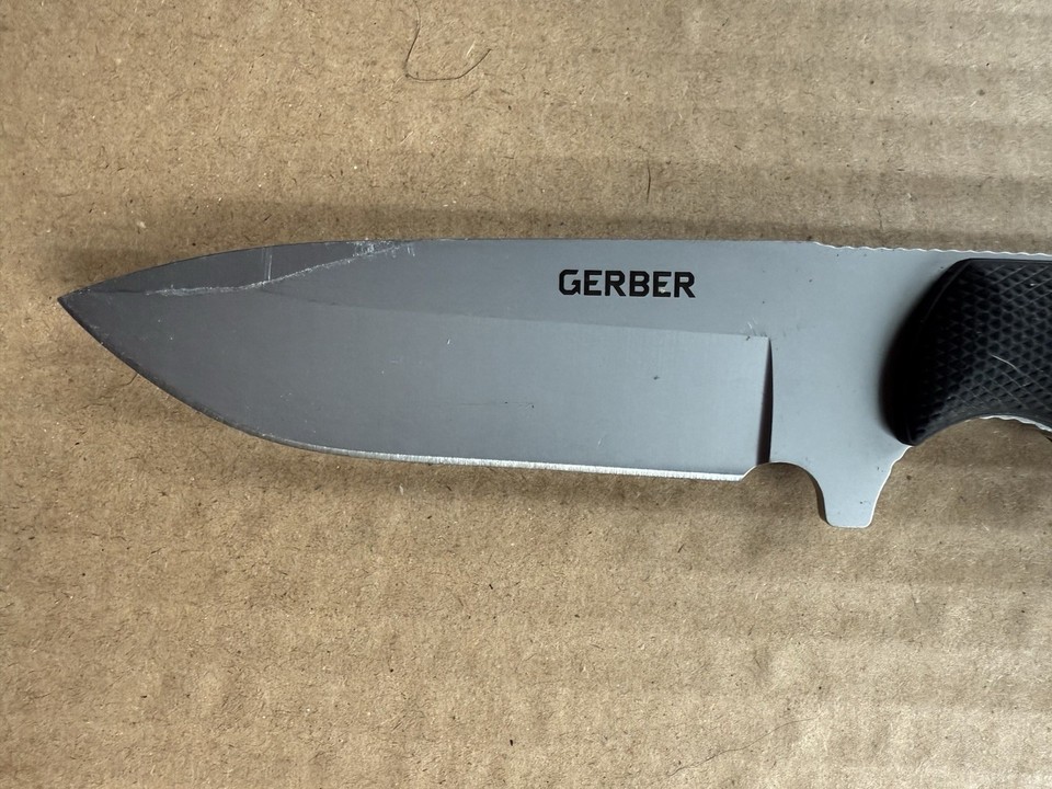 Gerber Freeman Guide Hunting Knife Fixed 4" Black TacHide Handles ...