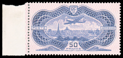 France #YTPA015 MNH 1936 Simoun 50Fr Bank Note Air Post [C15] | eBay