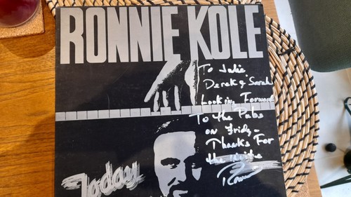 Ronnie Kole Today Vinyl signed by artist | eBay UK