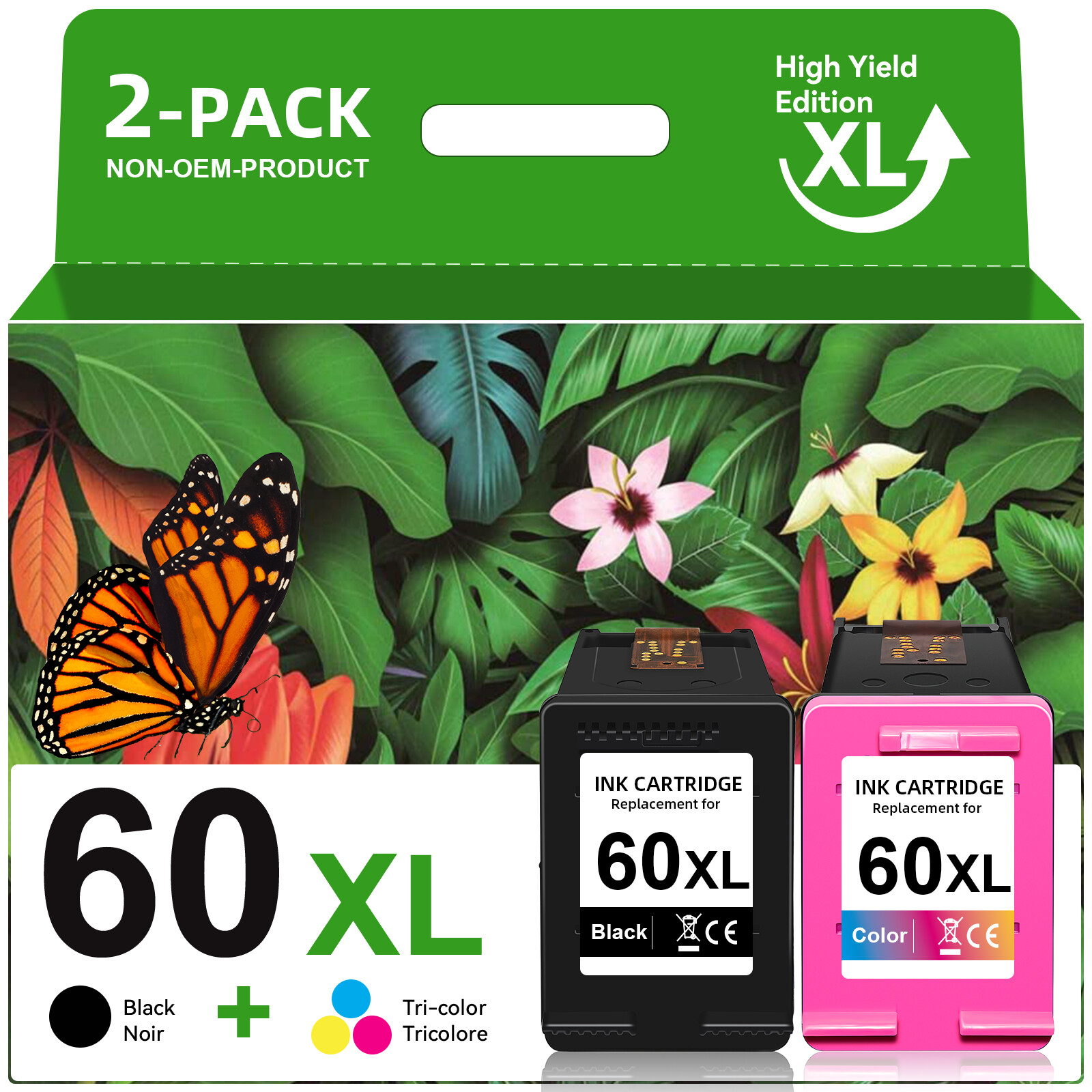 60 XL Ink Cartridges for HP 60XL PhotoSmart C4780 C4795 C4680 C4650 ...