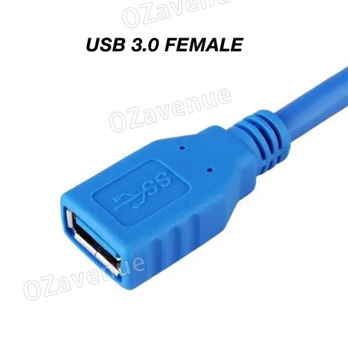 Super Speed Blue Cable USB 3.0 Male to Female Data Extension Cord AU | eBay