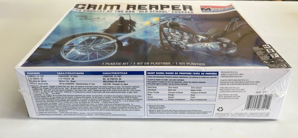Grim Reaper Chopper Monogram Skill Level 5 1:8 Scale Sealed Box | eBay