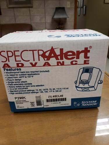 SYSTEM SENSOR P2WK OUTDOOR HORN/STROBE | eBay