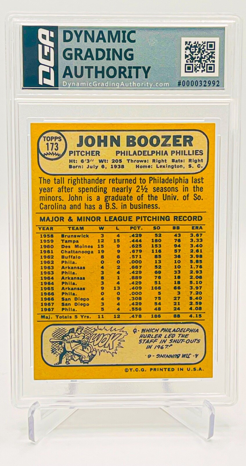 1968 Topps - #173 John Boozer for sale online | eBay