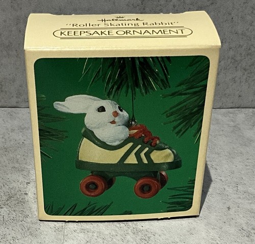 Hallmark 1984 Keepsake Ornament Roller Skating Rabbit | eBay