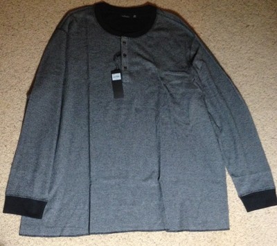 NWT MARC ANTHONY 3 Button Pullover Long Sleeve Shirt Size 4XB | eBay