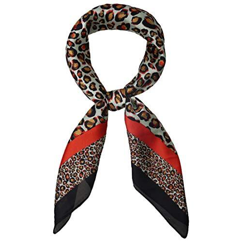 70cm Animal Leopard Print Silk Square Scarves Kerchief Neck Head Scarf ...